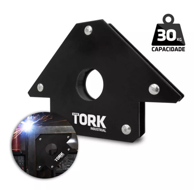 1 Esquadro Magnetico Para Solda 30 Kg Tork - MakSantos Ferramentas